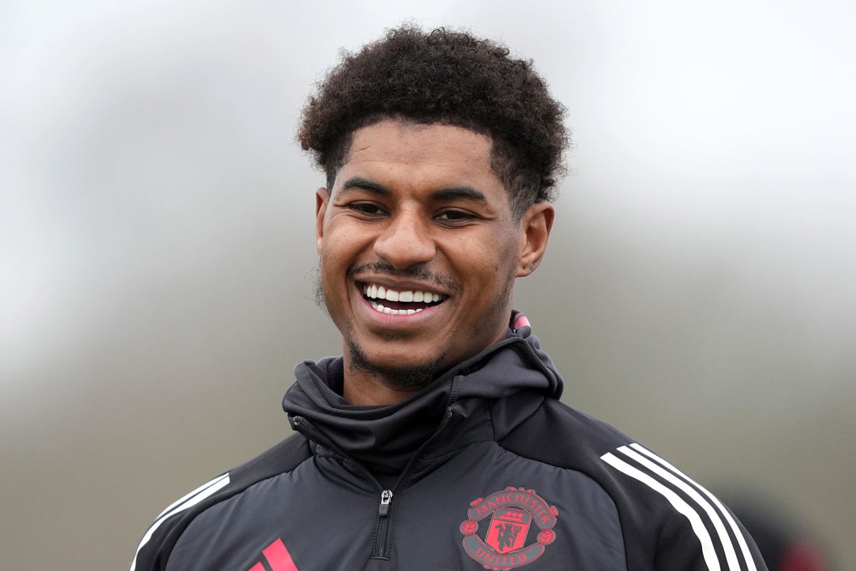 Marcus Rashford named on the bench for Aston Villa’s FA Cup visit of ...