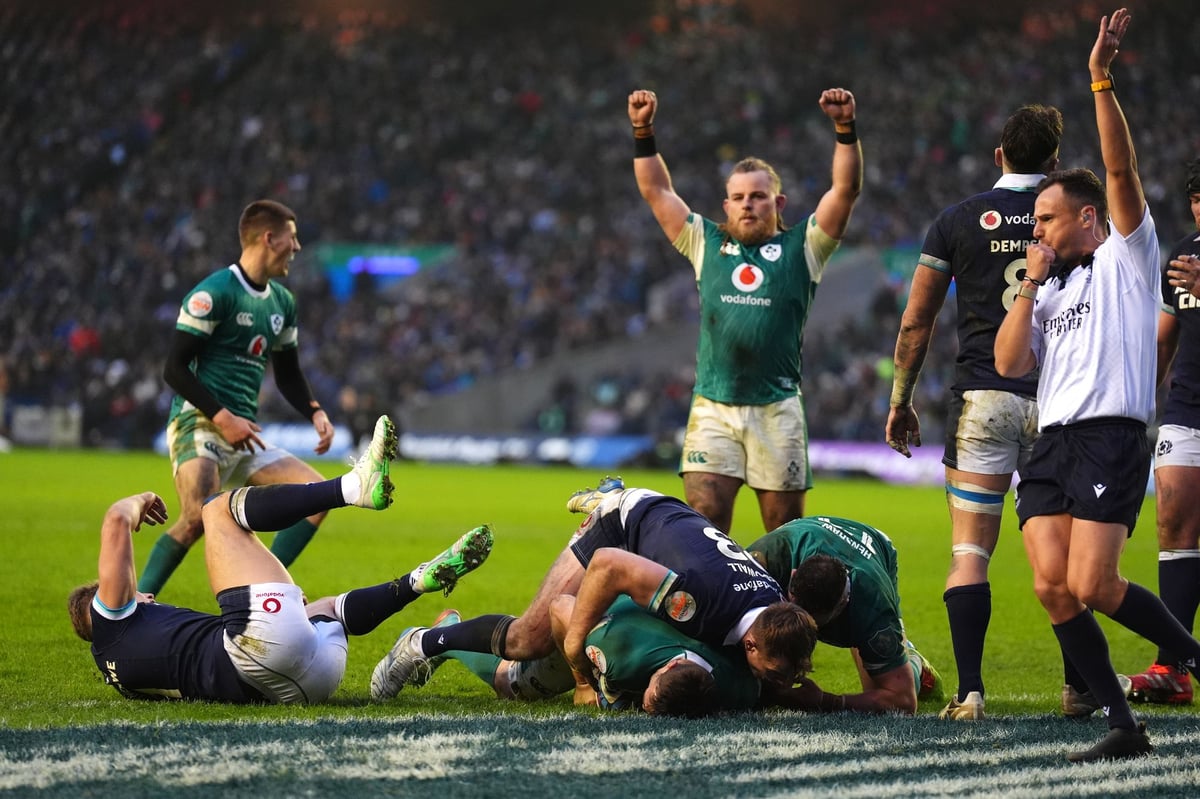 Scotland vs Ireland as it happened: Bonus point victory as defending ...