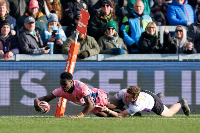 Paul Brown-Bampoe bags four tries as Exeter Chiefs beat Cornish Pirates