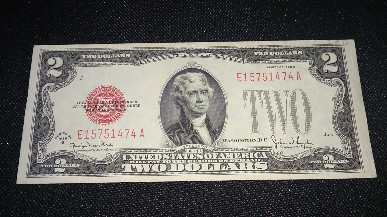 ¿Tienes un billete de 2 dólares con sello rojo o azul? Su valor podría ...