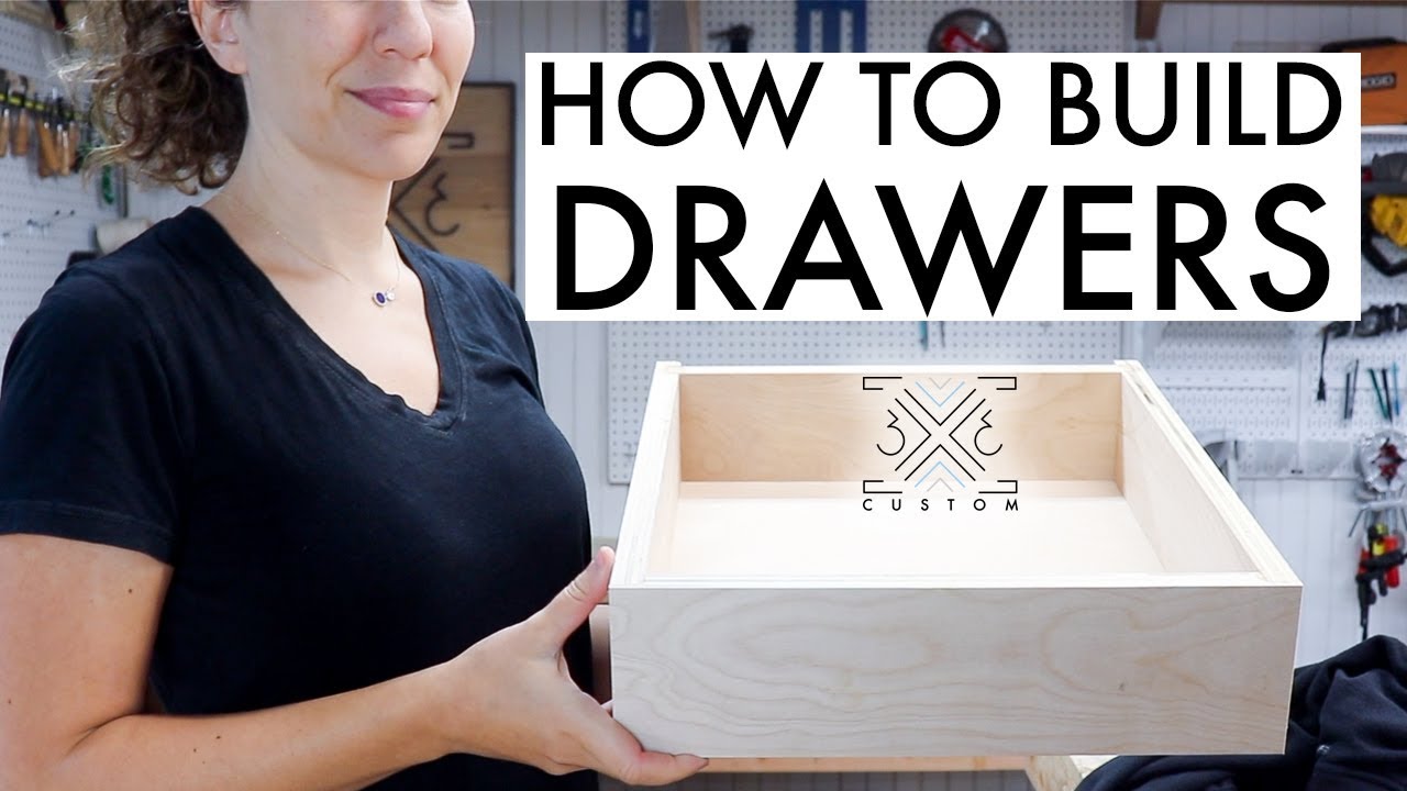 How To Build Simple Drawers // Woodworking // Kerfmaker