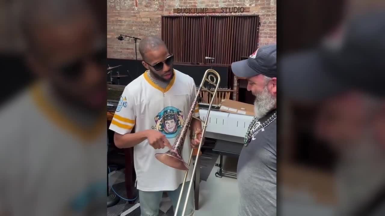 BAC Music crafts custom instrument for Trombone Shorty