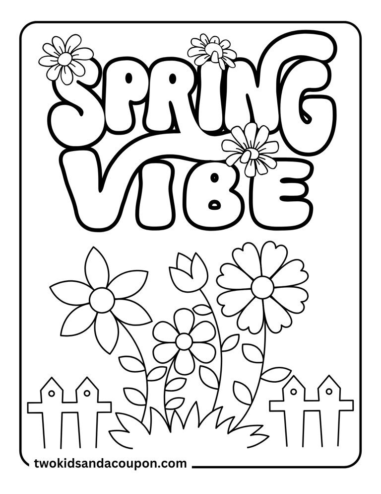 Grow Your Creativity With 9 Free Garden Coloring Pages
