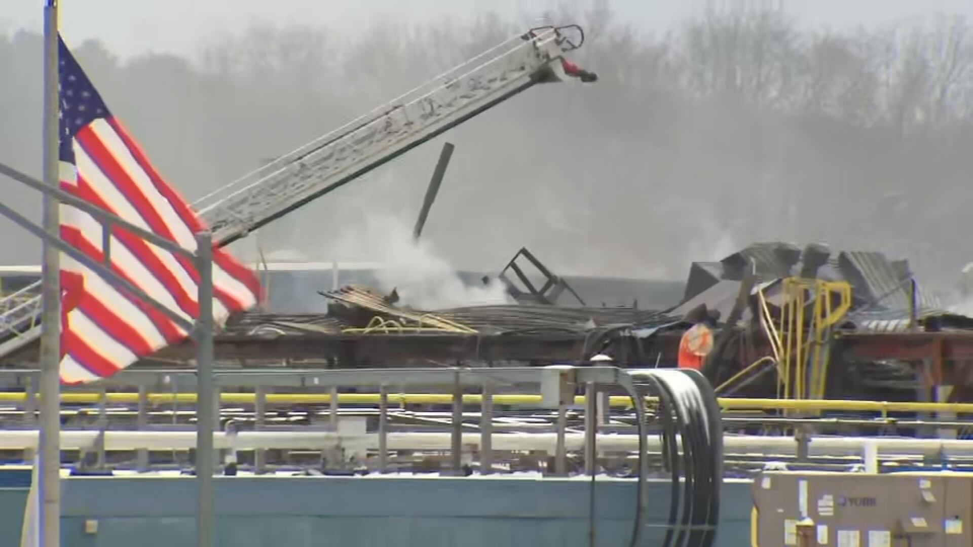 13 hospitalized after explosion, fire at Pennsylvania industrial plant
