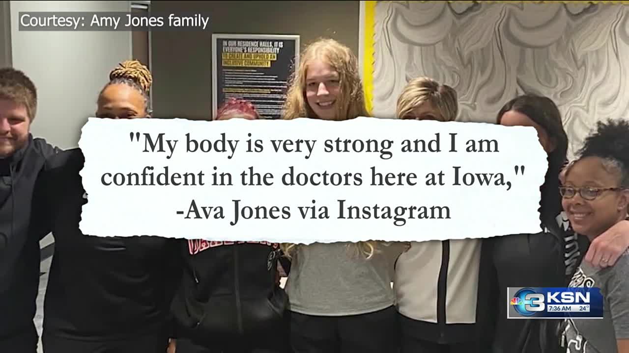 Ava Jones announces cancer diagnosis