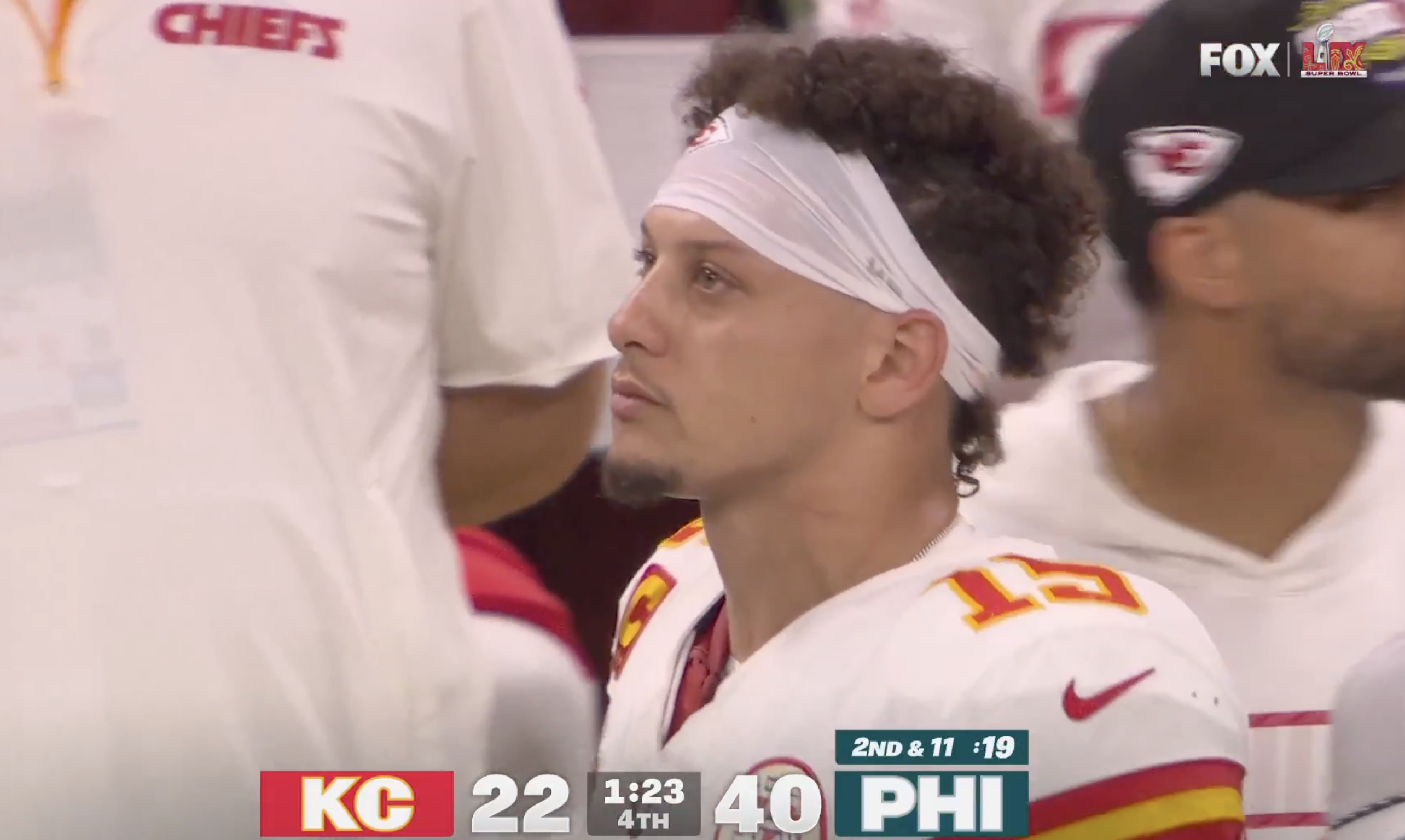 Patrick Mahomes was holding back tears at the end of the Chiefs ...