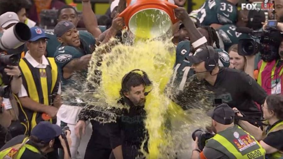 Eagles' Audaciously Early Gatorade Shower of Nick Sirianni Had NFL Fans ...