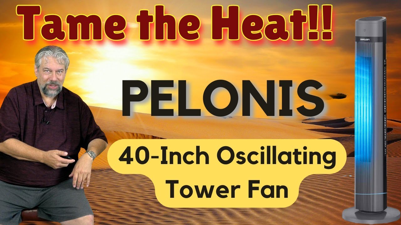 Pelonis 40-Inch Oscillating Tower Fan