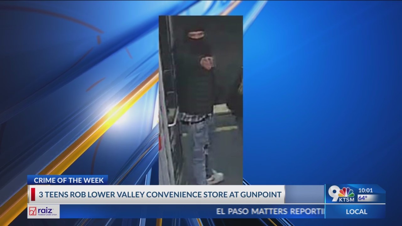 3 teens rob convenience store at gunpoint