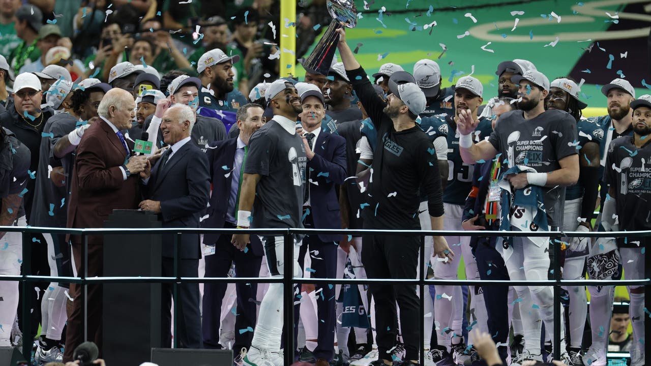 Eagles win Super Bowl LIX, dominate Chiefs 40-22; Hurts named MVP