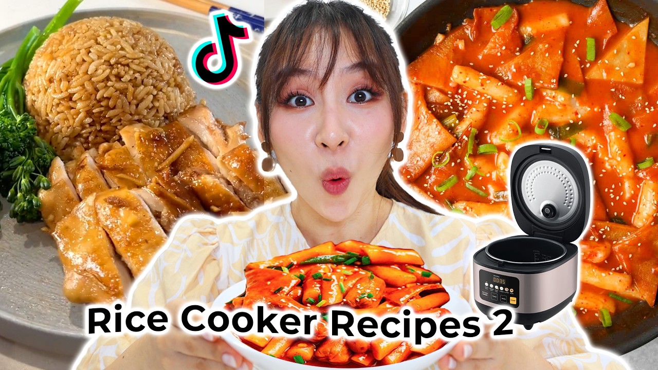 I Tried Viral Rice Cooker Recipes *quick & easy*