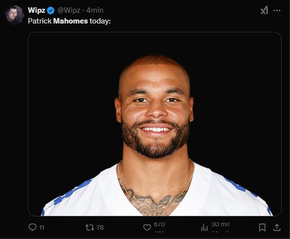 Patrick Mahomes se lleva LOS MEJORES MEMES tras una primera mitad para ...