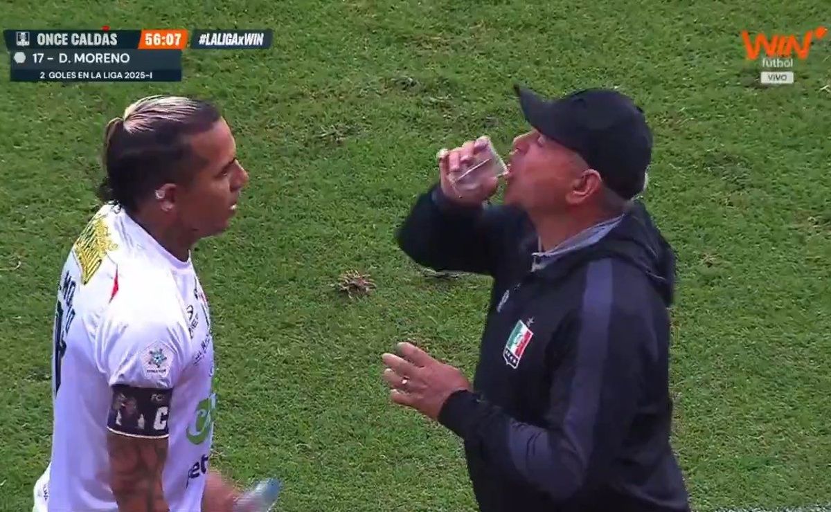 Dayro Moreno celebró su gol con Once Caldas tomándose un trago con ‘El ...