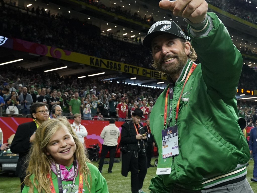 Bradley Cooper's Rarely-Seen Daughter Lea Is Showing Off Her Eagles ...
