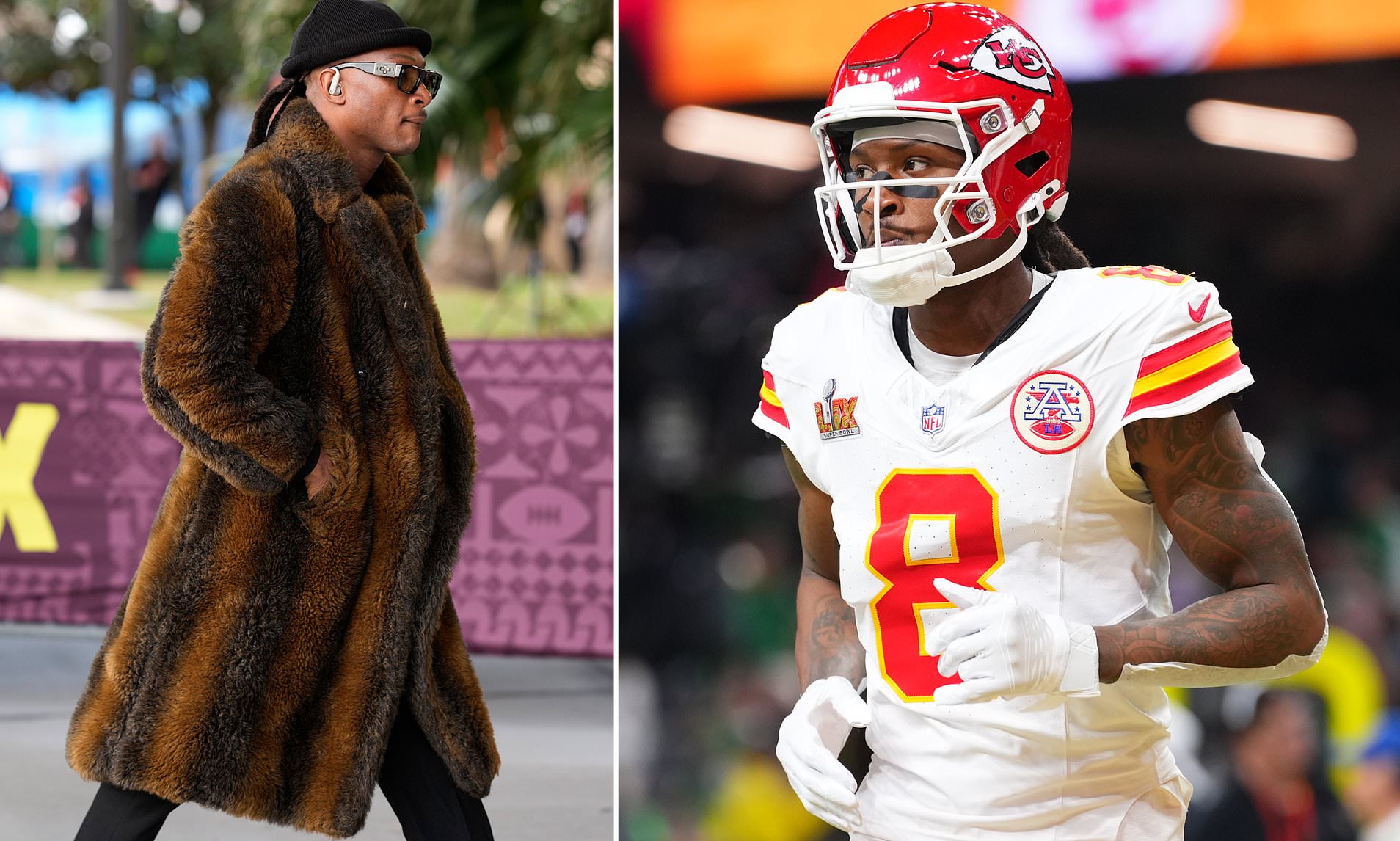 Chiefs star DeAndre Hopkins' incredible tribute to his late father at ...