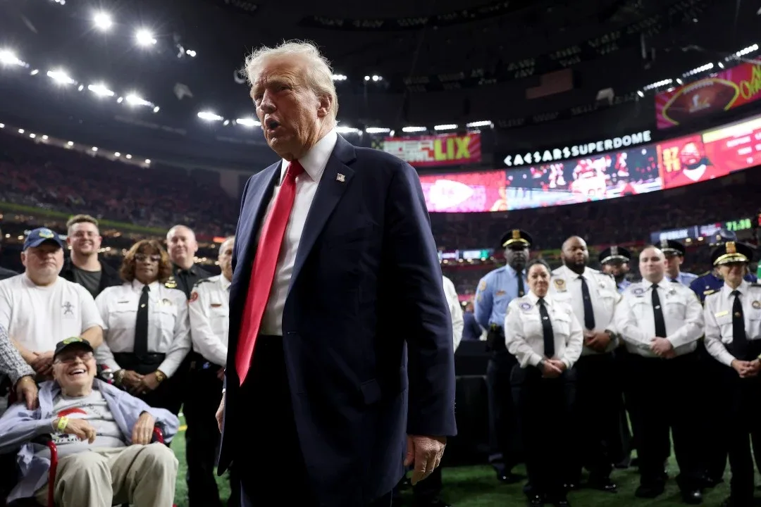 Super Bowl 59 Viewers React to President Donald Trump's Attendance ...
