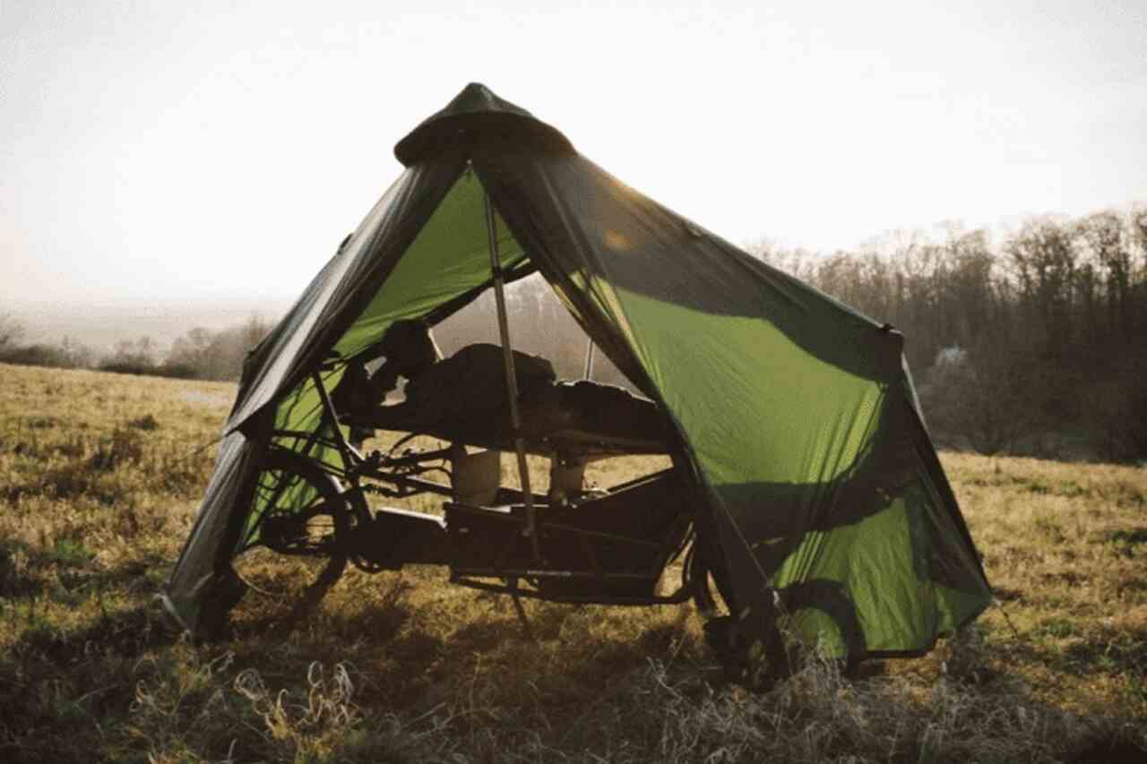 Virksomhed skaber elektrisk cykel med telt til camping