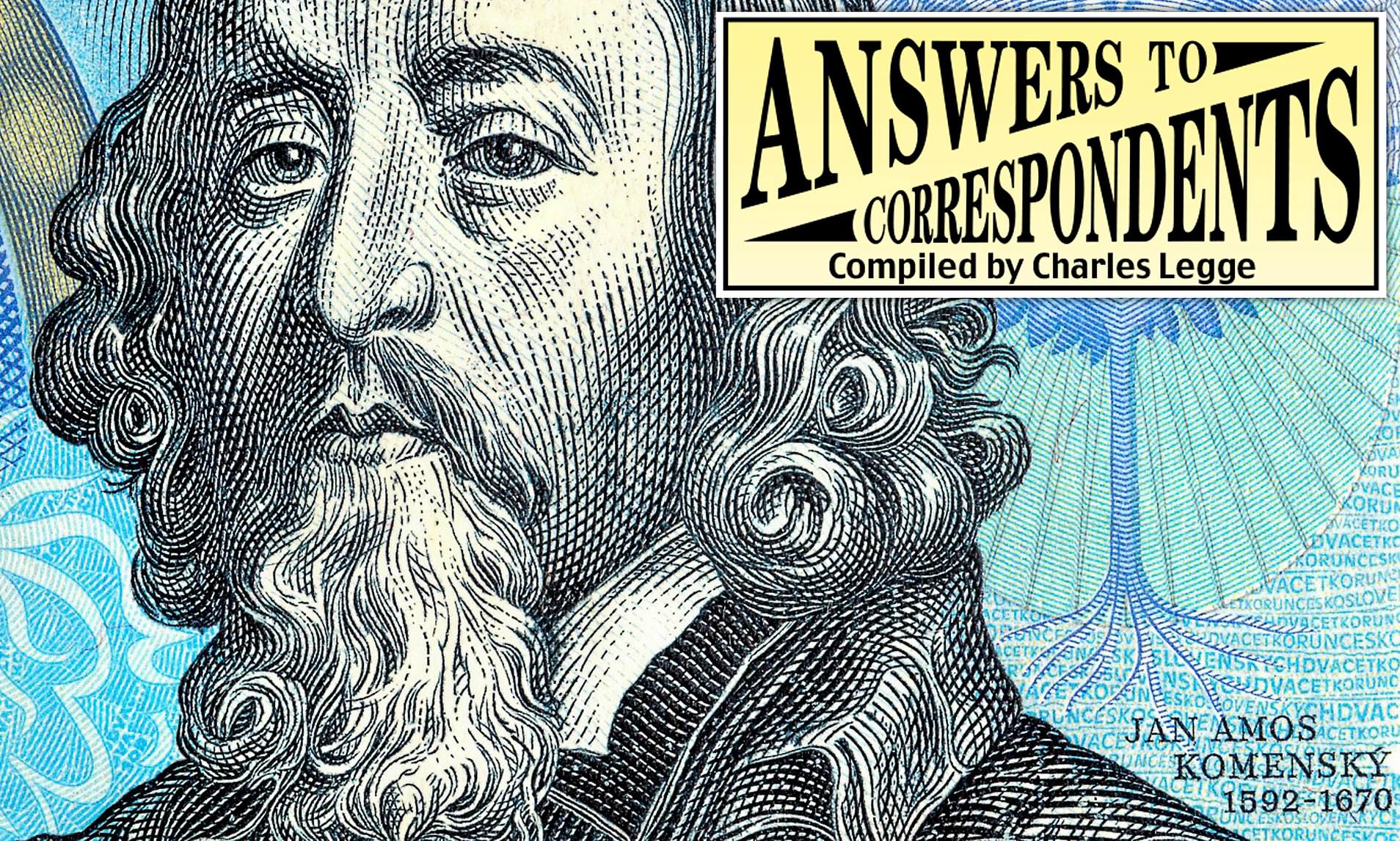 ANSWERS TO CORRESPONDENTS: What is the first children's book?
