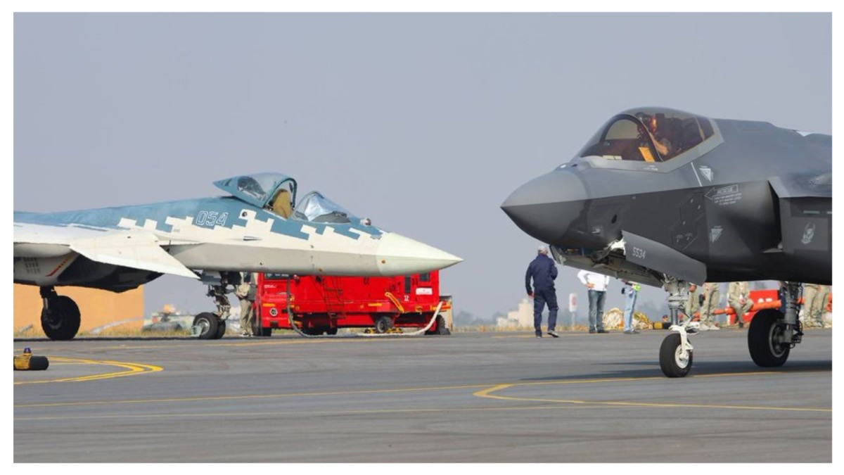 Russia’s Su-57, US’ F-35 Jostle For Space In Indian Skies At Aero India Russia’s Su-57, US’ F-35 Jostle For Space In Indian Skies At Aero India