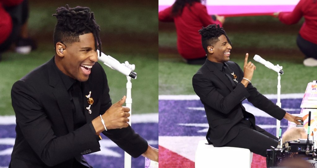 Jon Batiste Hits High Notes in Paul Smith Look While Performing the ...