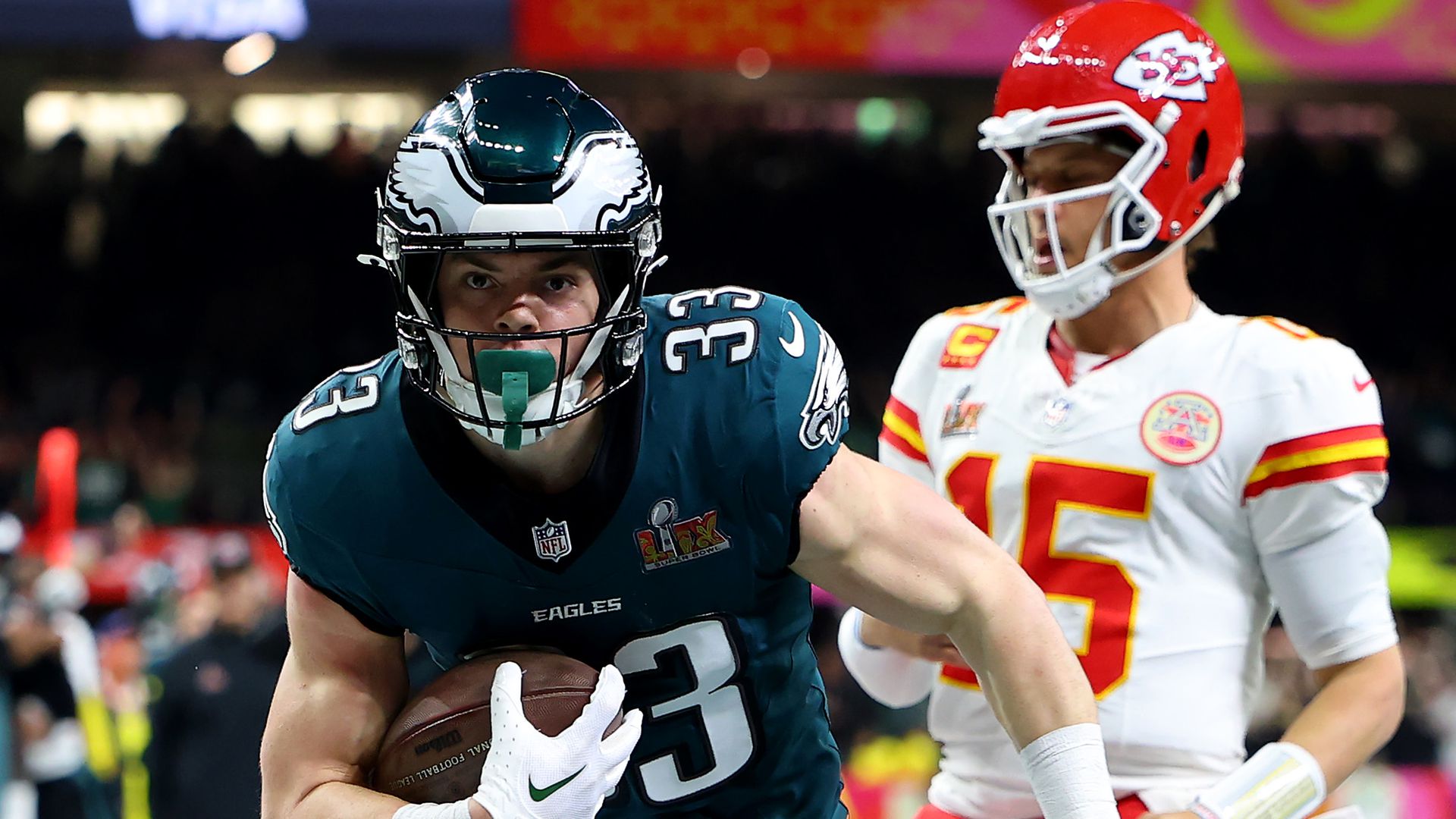 EAGLES BLOW OUT CHIEFS TO WIN SUPER BOWL LIX, 40 to 22