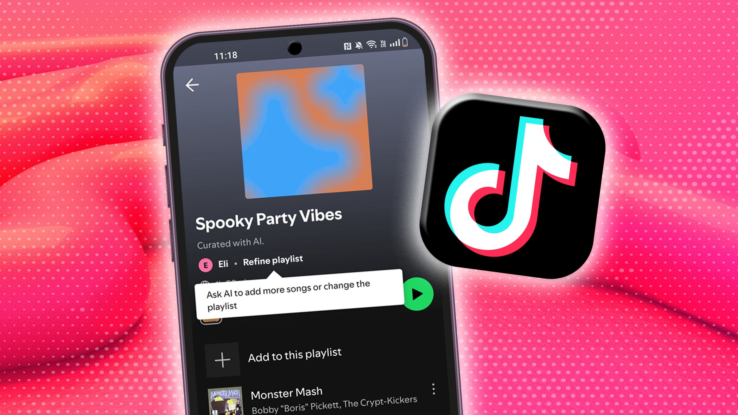 How to save a song from TikTok to Spotify