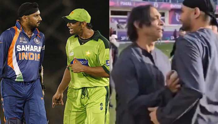 Shoaib Akhtar Vs Harbhajan Singh At ILT20 2025 Final Ahead Of India vs ...