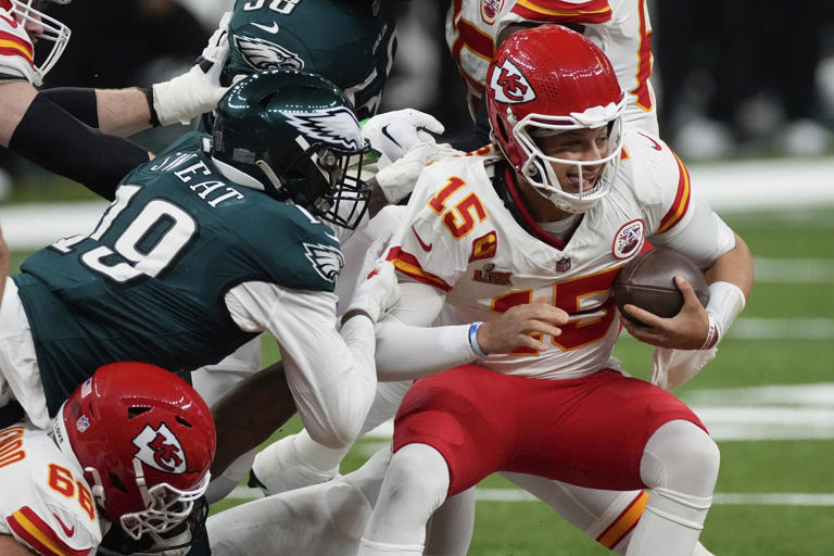 Eagles-forsvaret avgjorde Superbowl – nektet Chiefs «threepeat»
