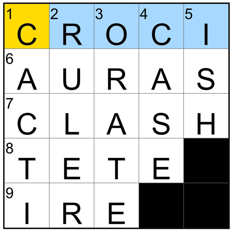 Today's NYT Mini Crossword Answers for Monday, Feb. 10
