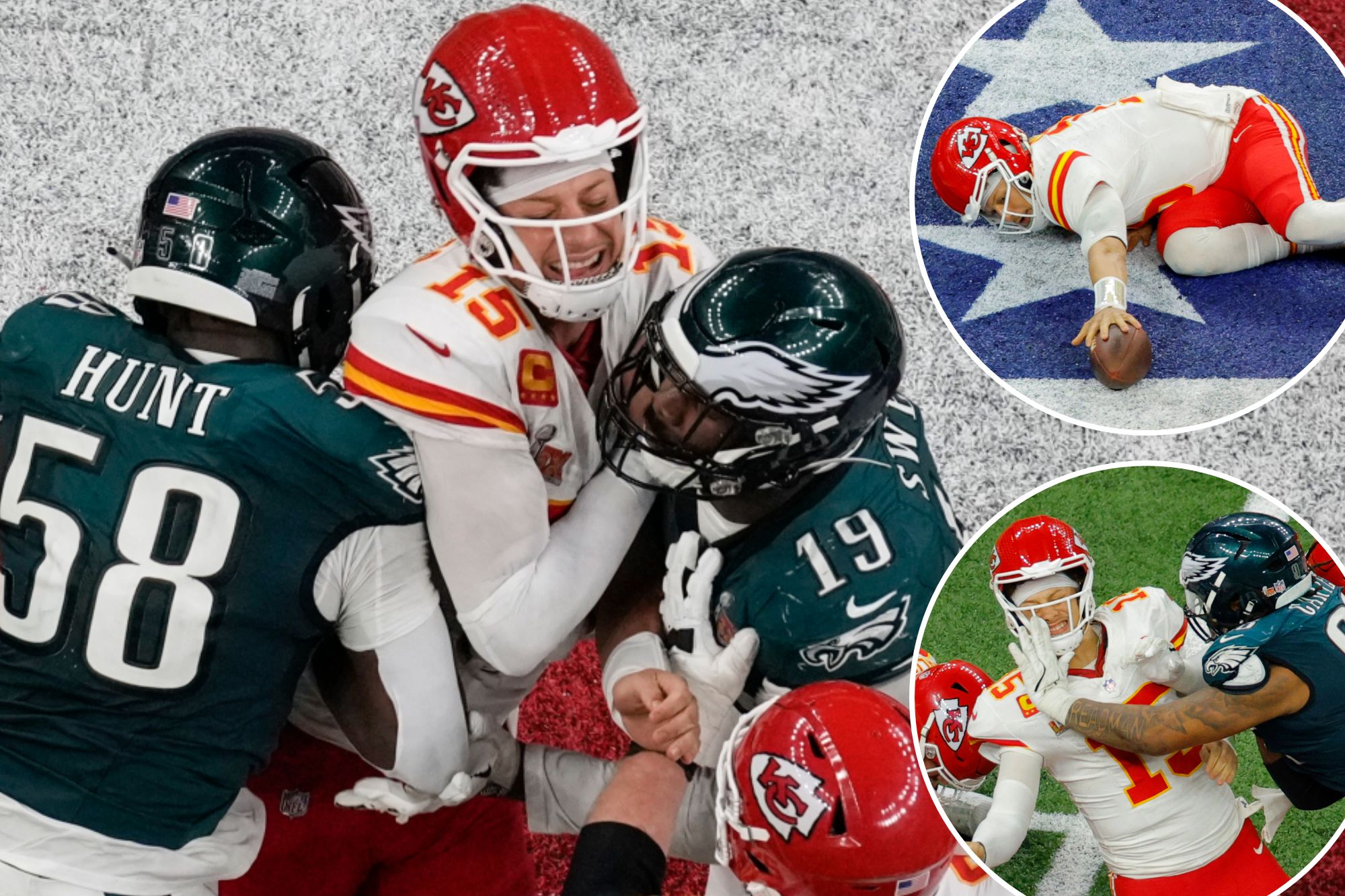 Eagles defense was all over Patrick Mahomes in humiliation of Chiefs ...