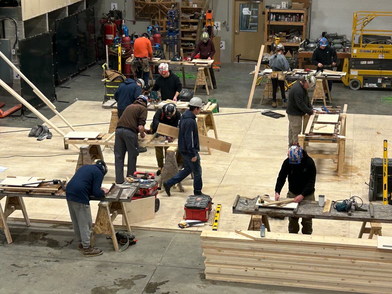 There are wait lists to get into carpenter school at this union ...