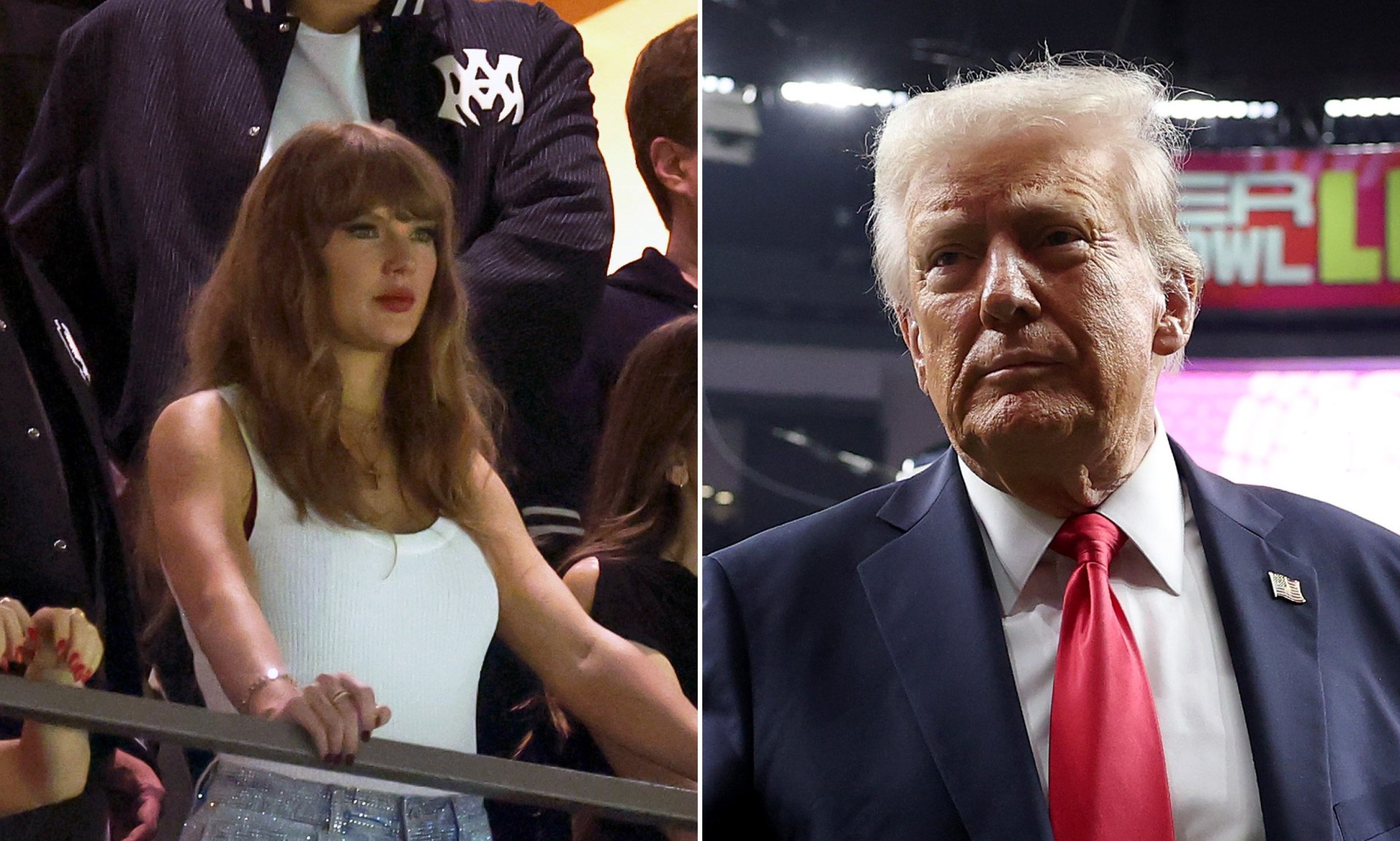 Donald Trump trolls Taylor Swift after she's booed during Super Bowl