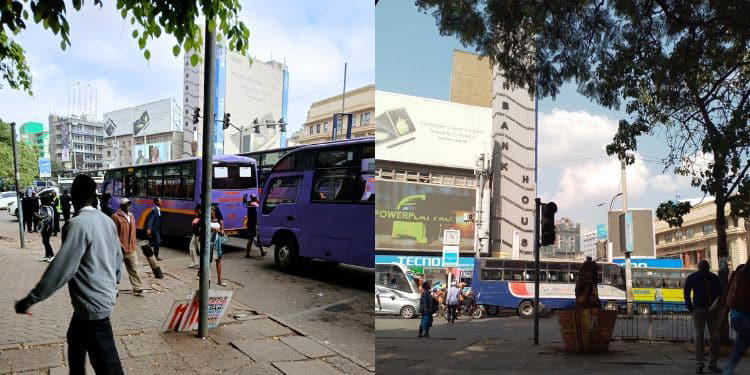 Chaos in Nairobi CBD as Matatu Operators Clash at Kencom