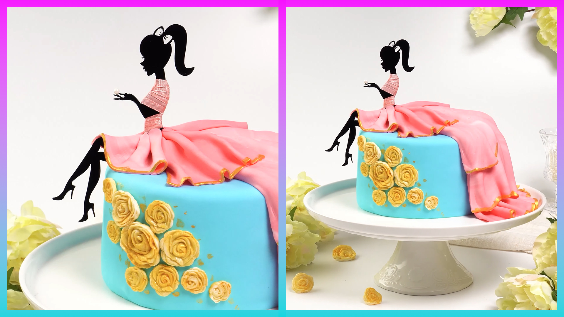 Beautiful Princess Cake Design 👑🎂 | Elegant Cake Decorating Ideas ...