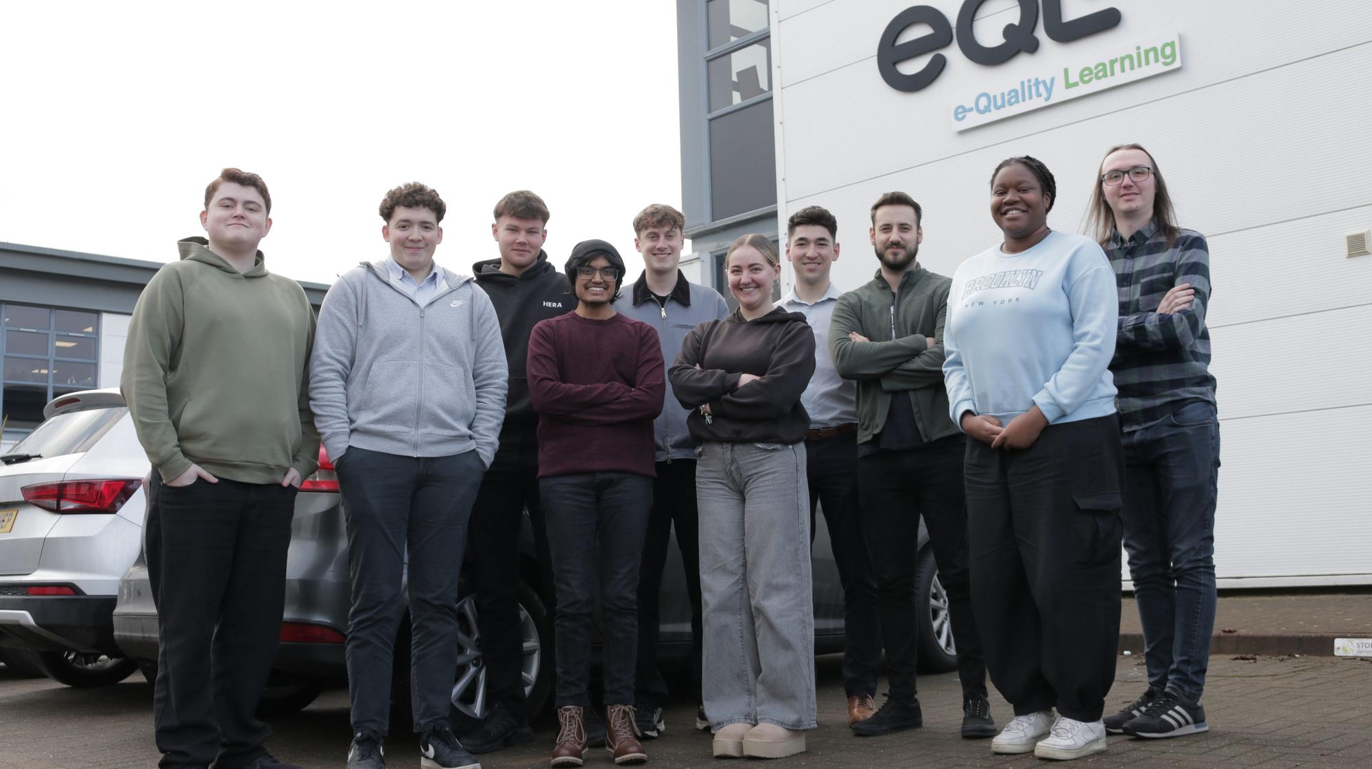 Ten apprentices build careers across teams in eQS’ dynamic ...