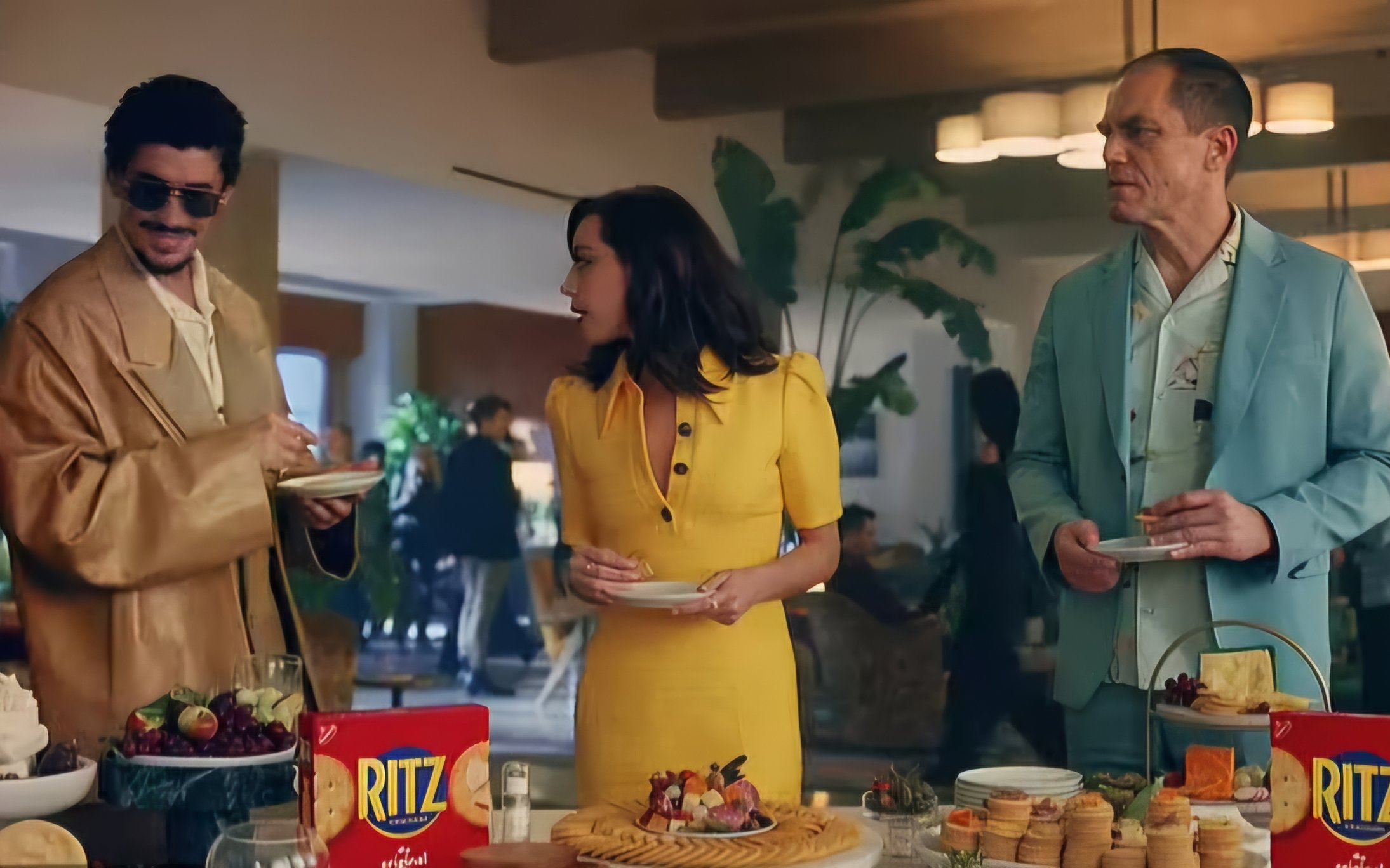 Aubrey Plaza makes surprise return in Super Bowl ad following husband's ...