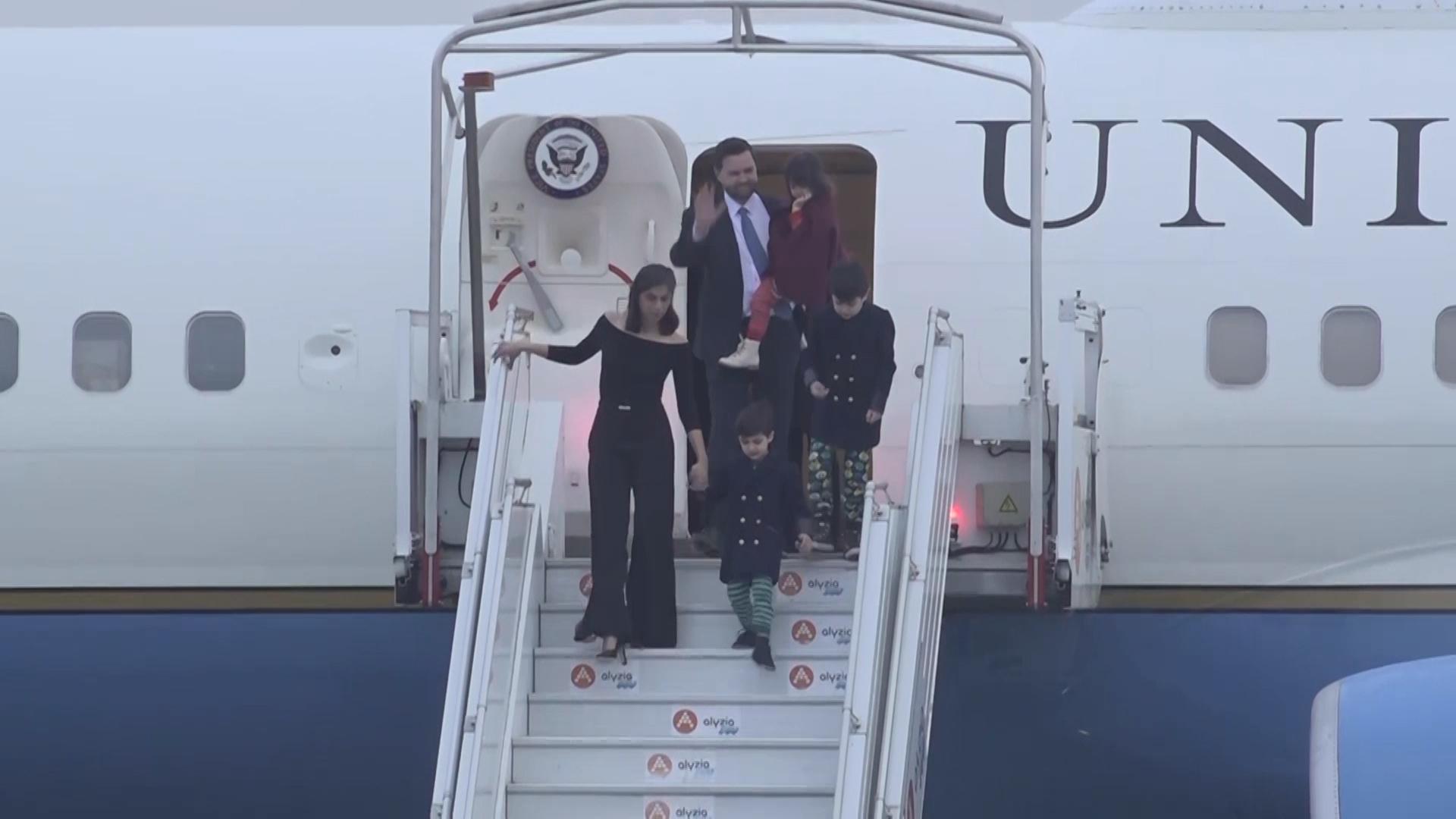 U.S. Vice President Vance arrives in Paris for AI summit