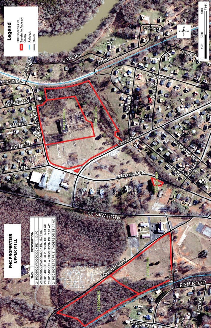 Anderson County approved memorandum agreement with PHC to redevelop ...