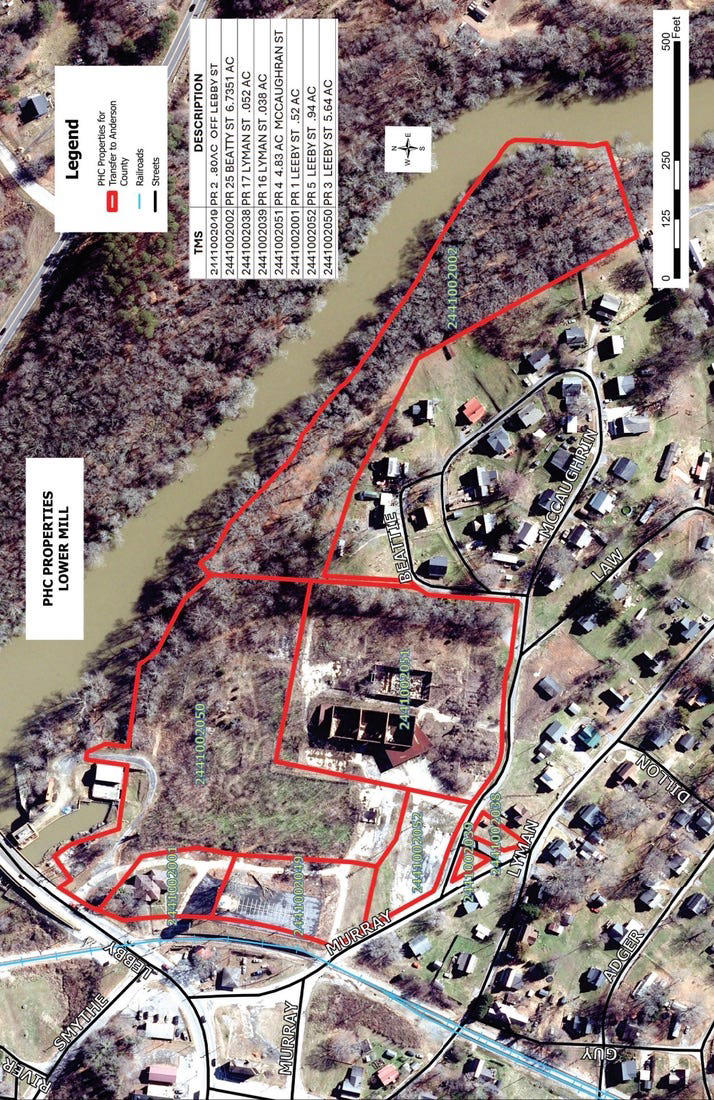 Anderson County approved memorandum agreement with PHC to redevelop ...