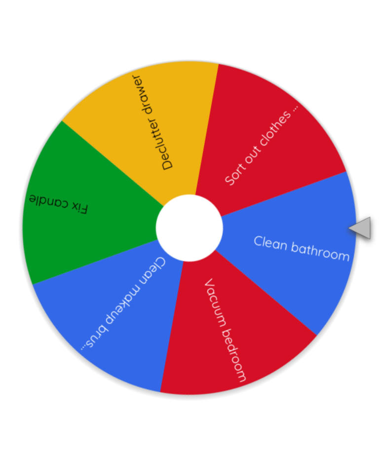I tried the 'Wheel of Chores' method to tick off my to-do list – it's ...