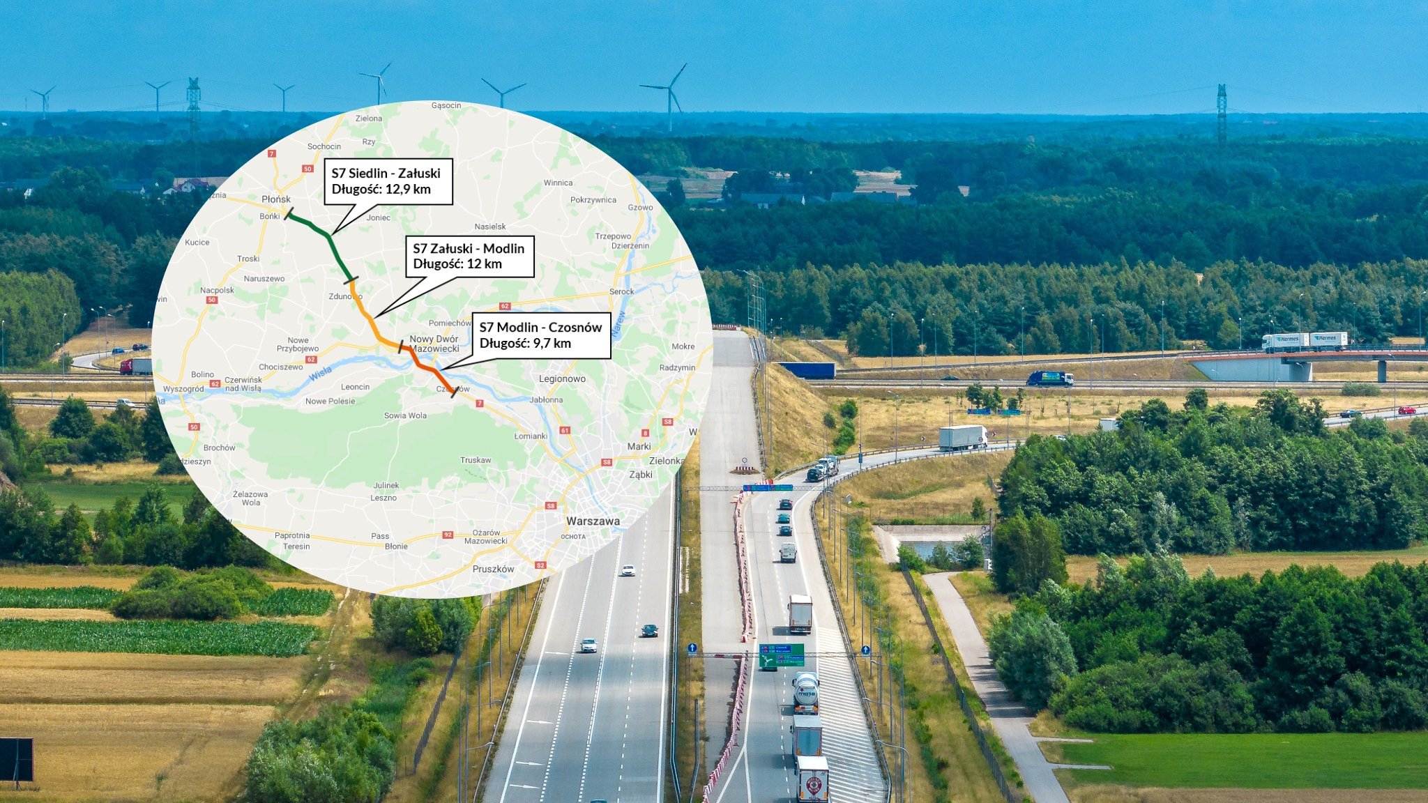 Nowy węzeł na S7 już otwarty. GDDKiA podaje kolejne daty brakujących ...