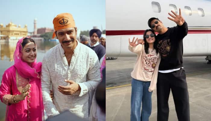 Chhaava: Vicky Kaushal And Rashmika Mandanna Visit Golden Temple In ...