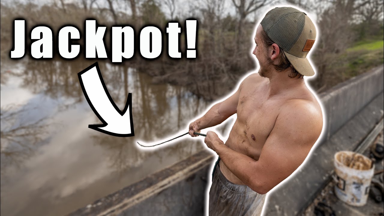 Unbelievable Finds! Magnet Fishing at a Mysterious Old Bridge
