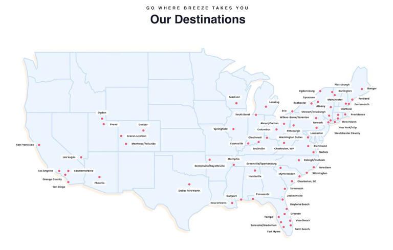 What Is It Like To Fly Breeze Airways?