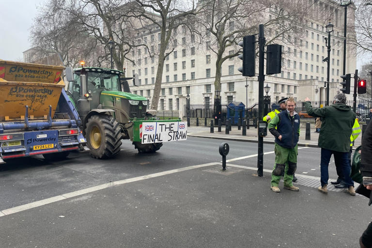 Farmers protest live: Tractors and tanks descend on Westminster as ...