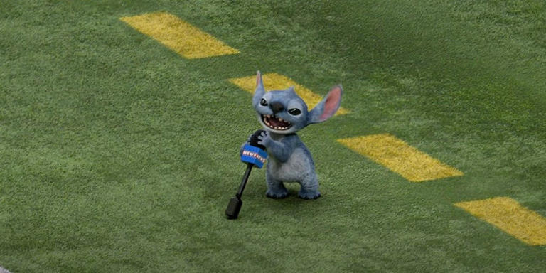 Stitch Invades The Actual Super Bowl & Wreaks Havoc In Clever Live ...