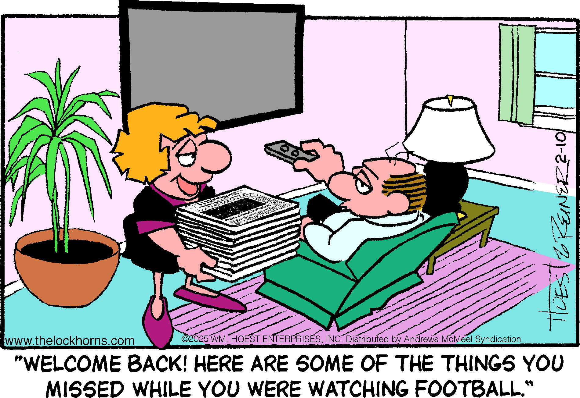 The Lockhorns by Bunny Hoest and John Reiner