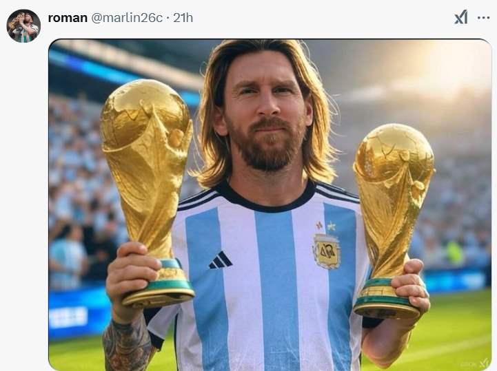 Los memes del cambio de look de Lionel Messi