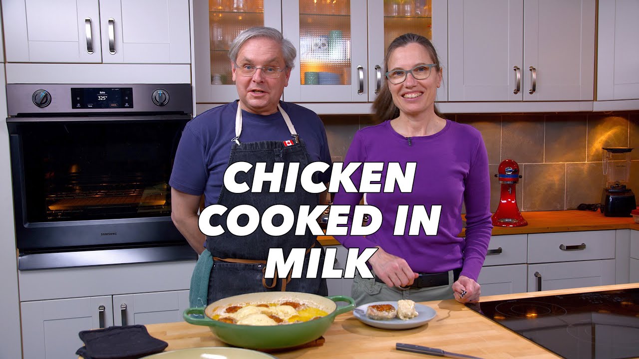 Chicken Cooked in Milk From 1928 - Dumplings Too! Old Cookbook Show