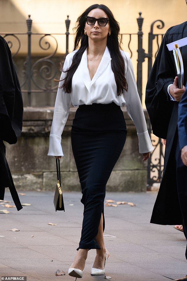 Dressed to win: Antoinette Lattouf's designer style in ABC case